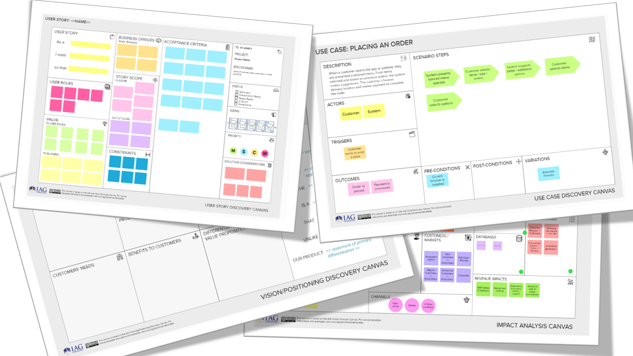 Business Analysis Canvas Templates- IAG Consulting